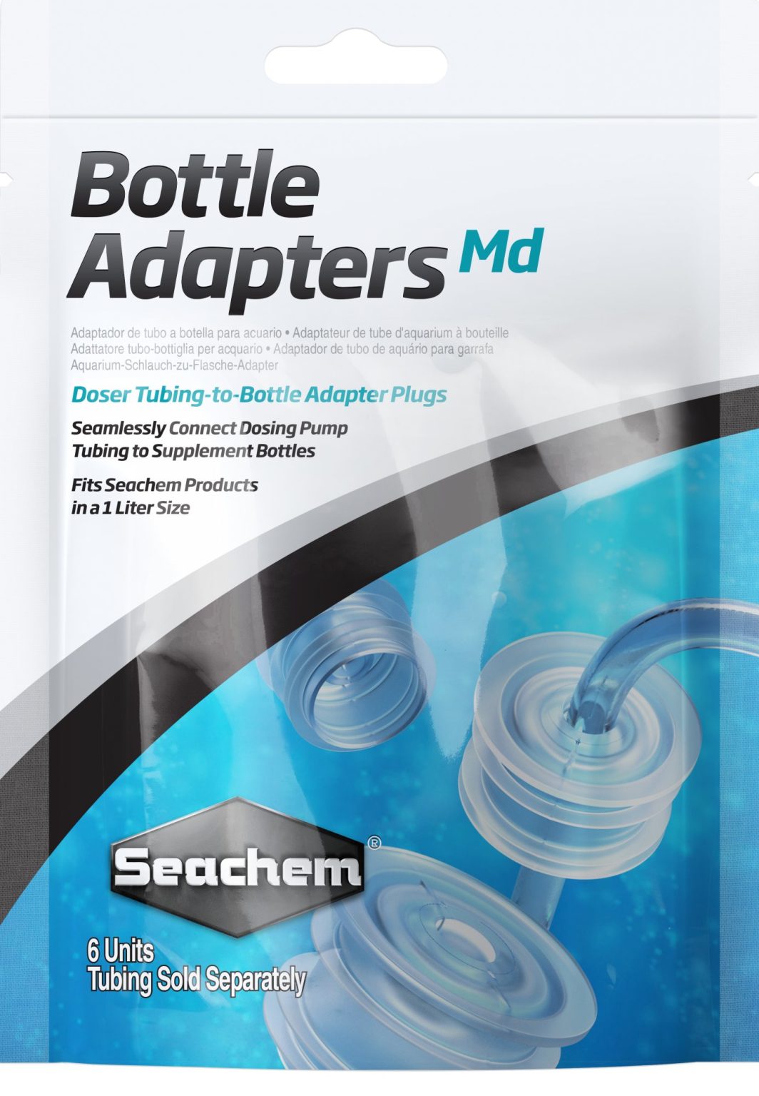 Bottle Adapters MD for dosing 1 Ltr. 32 oz bottles 6pk - Aquarium ...